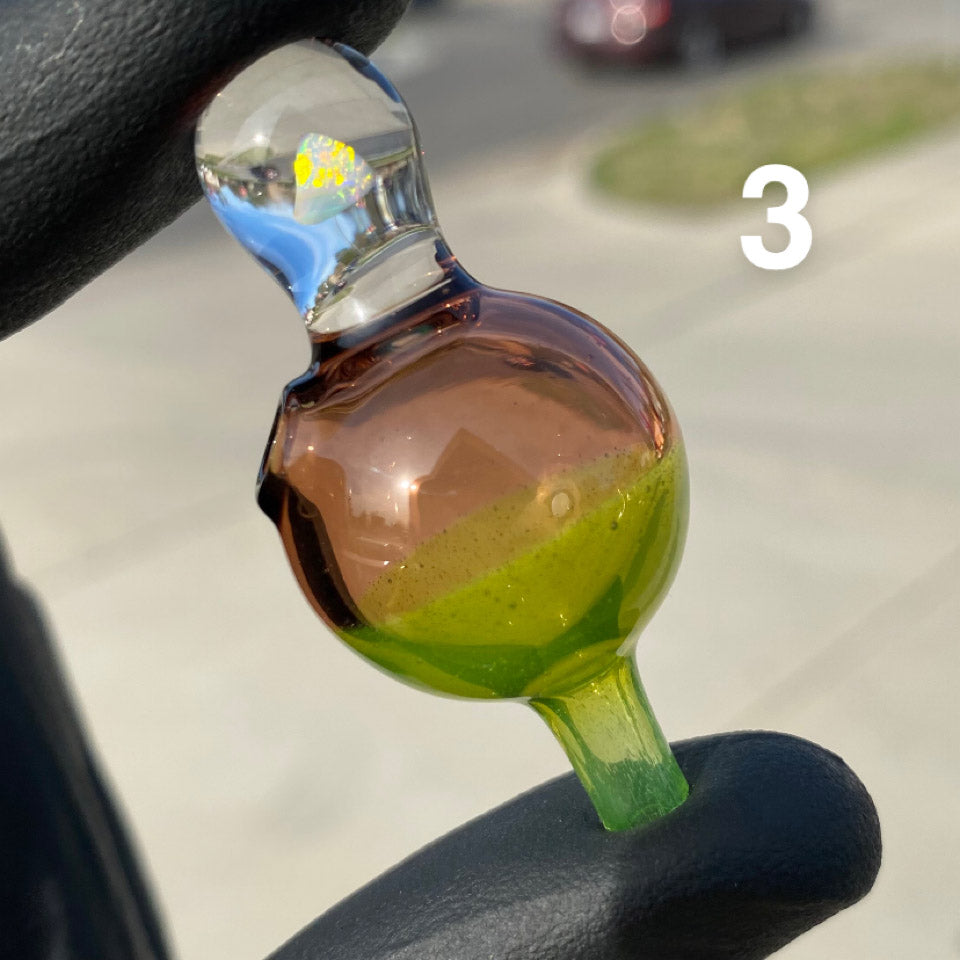 CPB Glass Two Tone Bubble Caps – The Highest Cloud Glass Gallery