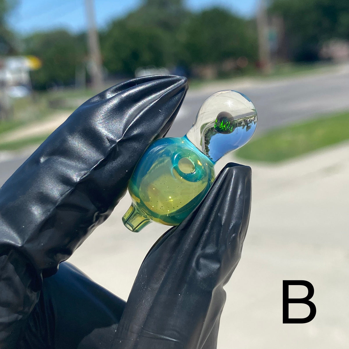 CPB Glass Puffco Peak Bubble Caps – The Highest Cloud Glass Gallery